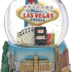 Las Vegas Colorful Snow Globe 65mm