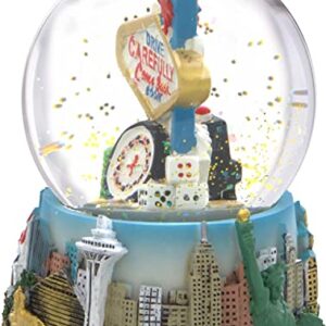 Las Vegas Colorful Snow Globe 65mm