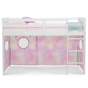 Delta Children Loft Bed Tent - Curtain Set for Twin Loft Bed (Bed Sold Separately), Tie Dye