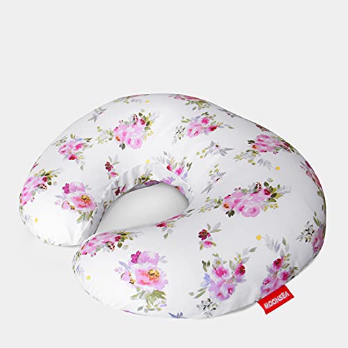 Nursing Pillow Cover for Girls Floral, Snug Fits Boppy Nursing Pillows, Breastfeeding Nursing Pillow Slipcovers Super Soft, for Breastfeeding Moms, Floral