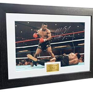 Kitbags & Lockers Mike Tyson vs Trevor Berbick Reprint 'DAWNING OF A NEW ERA' 12x8 A4 Autographed Signed Photo Photograph Picture Frame Boxing Gift Poster