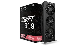 xfx speedster swft 319 amd radeon rx 6800 xt core gaming graphics card with 16gb gddr6 hdmi 3xdp, amd rdna 2 rx-68xtaqfd9