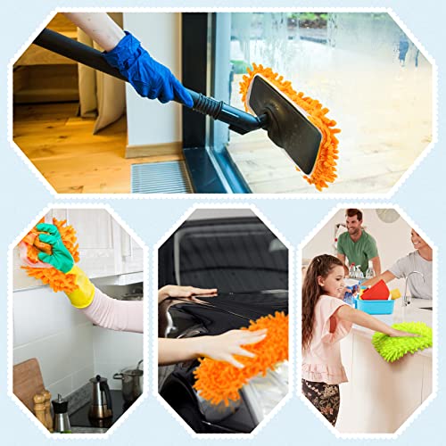 20pcs Mop Slippers Shoes Cover Mop Slippers for Floor Cleaning Mop Socks Soft Washable Reusable Microfiber Foot Socks Floor Dust Dirt Hair Cleaner for Bathroom Office Kitchen House Polishing Cleaning