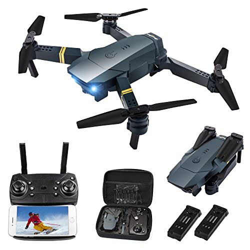 Drones with Camera for Adults Beginners Kids, Foldable E58 Drone with 1080P HD Camera, RC Quadcopter - FPV Live Video, Altitude Hold, Headless Mode, One Key Take Off/Landing, APP Control