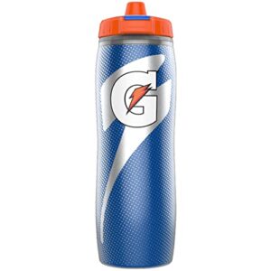 gatorade insulated squeeze bottle, blue, 30oz