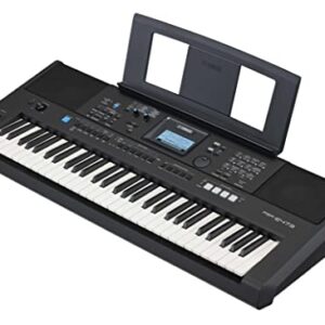 Yamaha, 61-Key Portable Keyboard (PSRE473), Black