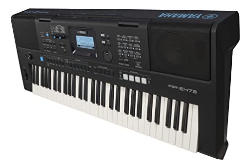 Yamaha, 61-Key Portable Keyboard (PSRE473), Black