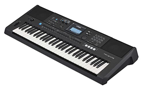 Yamaha, 61-Key Portable Keyboard (PSRE473), Black