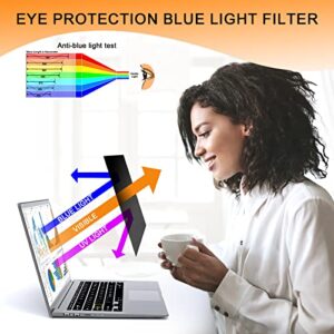 Mamol Laptop Privacy Screen 14 Inch Compatible with Lenovo/HP Envy/Dell/Acer/Asus/Thinkpad, 16:9 Aspect Removable Anti Glare Blue Light Privacy Screen Filter, Computer Monitor Security Shield 14 In