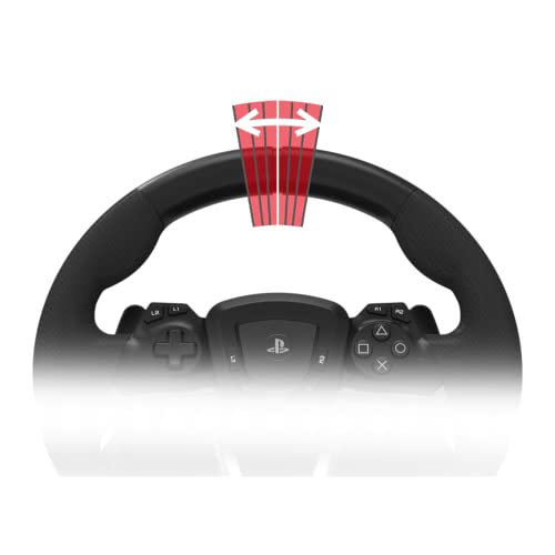 HORI Racing Wheel Apex for Playstation 5, PlayStation 4 and PC - Officially Licensed by Sony - Compatible with Gran Turismo 7