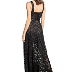 Dress the Population Women's Anabel Sweetheart Bustier Maxi Dress, Black, XX-Large