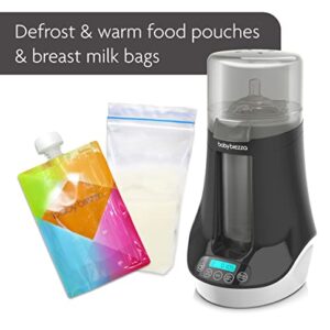 Baby Brezza Electric Baby Bottle Warmer, Breastmilk Warmer + Baby Food Warmer and Defroster - Universal Warmer Fits All Feeding Bottles: Glass, Plastic, Small, Large + Newborn – Digital Display