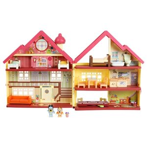 bluey ultimate lights & sounds playhouse with two posable figures and accessories | heeler home