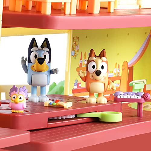 Bluey Ultimate Lights & Sounds Playhouse with Two posable Figures and Accessories | Heeler Home