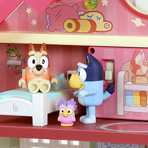 Bluey Ultimate Lights & Sounds Playhouse with Two posable Figures and Accessories | Heeler Home