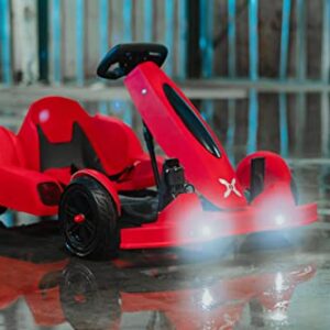 Hover-1 Formula Go-Kart, 15MPH Top Speed, 15 Mile Range, 700W Brushless Motor, LED Display, 10" Pneumatic Tires, Certified & Tested - Safe for Kids, Teens, & Adults