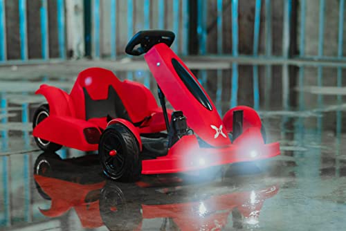 Hover-1 Formula Go-Kart, 15MPH Top Speed, 15 Mile Range, 700W Brushless Motor, LED Display, 10" Pneumatic Tires, Certified & Tested - Safe for Kids, Teens, & Adults