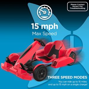 Hover-1 Formula Go-Kart, 15MPH Top Speed, 15 Mile Range, 700W Brushless Motor, LED Display, 10" Pneumatic Tires, Certified & Tested - Safe for Kids, Teens, & Adults