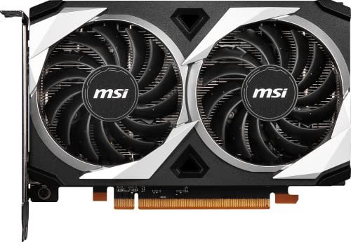 MSI Gaming AMD Radeon RX 6500 XT 64-bit 4GB GDDR6 DP/HDMI PCIe 4 Torx Twin Fans FreeSync DirectX 12 VR Ready OC Graphics Card (RX 6500 XT MECH 2X 4G OC)