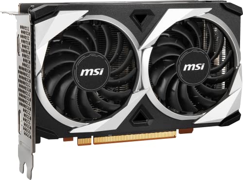 MSI Gaming AMD Radeon RX 6500 XT 64-bit 4GB GDDR6 DP/HDMI PCIe 4 Torx Twin Fans FreeSync DirectX 12 VR Ready OC Graphics Card (RX 6500 XT MECH 2X 4G OC)