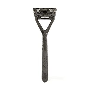 The Leaf Razor, Mercury - Plastic-Free, Multi-Blade, Pivoting Head Razor for a Close, Smooth Shave for Women & Men