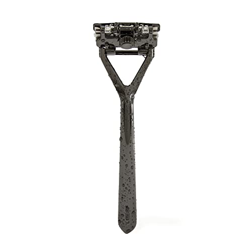 The Leaf Razor, Mercury - Plastic-Free, Multi-Blade, Pivoting Head Razor for a Close, Smooth Shave for Women & Men