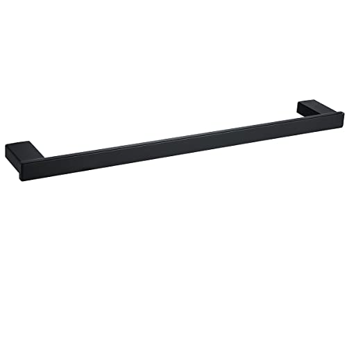 RANDOM 28 inch Hand Towel Bar Bathroom Black Towel Holder Kitchen Rag Towel Rack Bathroom Kitchen Wall Mount Towel Stand Matte Black 96009-2-28MB.