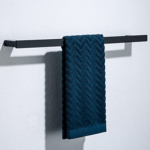 RANDOM 28 inch Hand Towel Bar Bathroom Black Towel Holder Kitchen Rag Towel Rack Bathroom Kitchen Wall Mount Towel Stand Matte Black 96009-2-28MB.