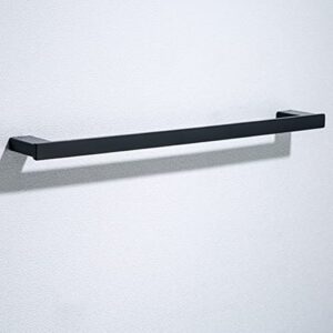 RANDOM 28 inch Hand Towel Bar Bathroom Black Towel Holder Kitchen Rag Towel Rack Bathroom Kitchen Wall Mount Towel Stand Matte Black 96009-2-28MB.