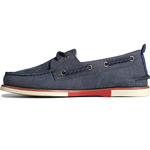 Sperry X Herschel Authentic Original 2-Eye Navy 7 M (D)