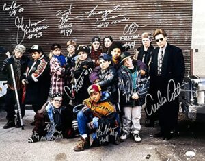 the mighty ducks multi signed 16x20 cast photo 10 signatures jsa