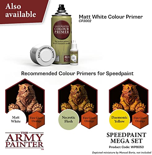 The Army Painter Speedpaint Mega Paint Set Brush Combo, 24 Bottles of Non Toxic 18ml Acrylic Paints including 2 Paint Brush for Mini Figures and Miniature Model Painting