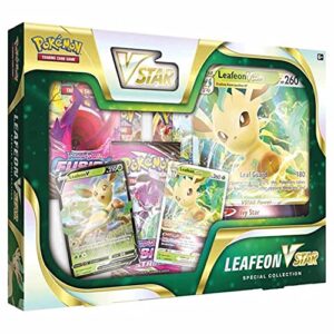 pokemon cards: leafeon vstar special collection box