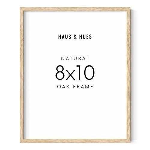 HAUS AND HUES 8x10 Frame - 8x10 Wood Picture Frame Wood Frames 8x10 Wood Frame Natural Wood Picture Frames Light Wood Frame 8x10 Picture Frame Wood Color Frame Natural Wood Frame, BEIGE FRAMED