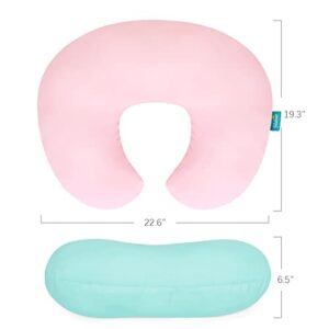 Nursing Pillow Cover 2 Pack Fit Boppy Nursing Pillow Breathable & Skin-Friendly Nursing Pillow Slipcovers for Breastfeeding Mom Comfortable & Machine Washable Nursing Pillow Covers