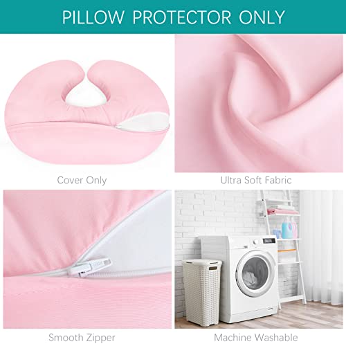 Nursing Pillow Cover 2 Pack Fit Boppy Nursing Pillow Breathable & Skin-Friendly Nursing Pillow Slipcovers for Breastfeeding Mom Comfortable & Machine Washable Nursing Pillow Covers