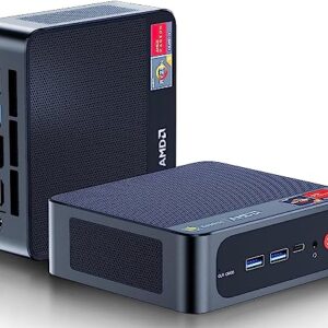 Beelink Mini PC, AMD Ryzen 5 5500U (6C/12T up to 4.0Ghz), 16G DDR4 500GB M.2 2280 NVMe SSD, Win 11 Pro SER5 Mini Desktop Computer 4K@60Hz Output HDMI2.0/DP/Type-C/WiFi 6/BT5.2/USB3.2/HTPC/Gaming/Home