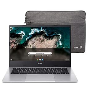 acer chromebook 514 laptop | 14" fhd display | mediatek kompanio 828 octa-core processor | 8gb ram | 64gb emmc | wi-fi 6 | backlit kb | chrome os | up to 15 hours battery life | cb514-2h-k7gf,silver