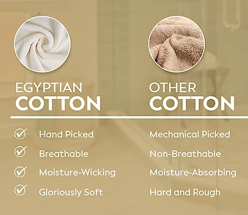 ATEN Homeware Luxury Egyptian Cotton Bath Towels Extra Large - 500 GSM 3 Pieces of 26x54 Inches Bath Sheets - Highly Absorbent and Quick Dry Towel Set - Super Soft Towels for Bathroom (Navy)