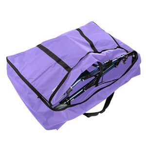 travel bag for rollator walker - rollator travel bag - for folding walkers compact wheelchair transport chair folding walker bag portable extra - large carry bag nylon walker bag onesize purple