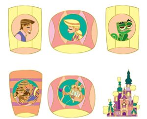 loungefly disney tangled lanterns blind box pin