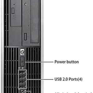 HP Elite Desktop Computer PC, 3.1 GHz, Intel Core i5, 16GB, RAM, 1TB HDD, New 22 inch LED Monitor, RGB Speaker and Keyboard Mouse, WiFi, Windows 10 Pro (Renewed)