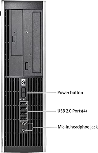 HP Elite Desktop Computer PC, 3.1 GHz, Intel Core i5, 16GB, RAM, 1TB HDD, New 22 inch LED Monitor, RGB Speaker and Keyboard Mouse, WiFi, Windows 10 Pro (Renewed)