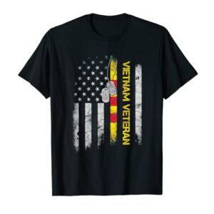 US Army Vietnam Veteran USA Flag Shirt, Veteran Vietnam Army T-Shirt