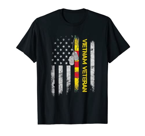 US Army Vietnam Veteran USA Flag Shirt, Veteran Vietnam Army T-Shirt