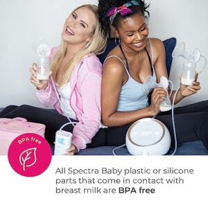 Spectra Baby S2 Plus Premier Electric Breast Pump with Grey Tote Premium Accessory Kit - 28 mm