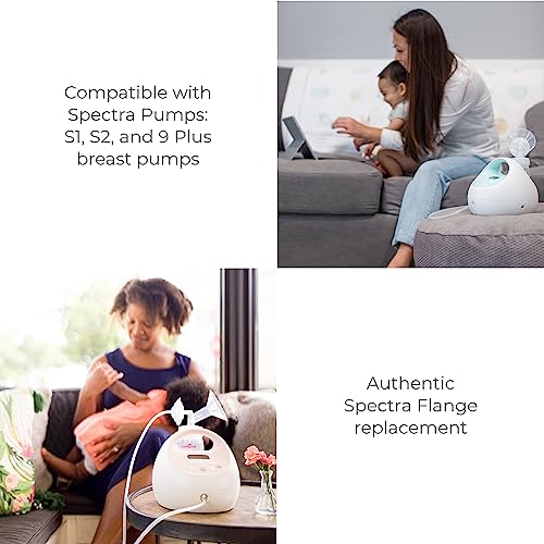 Spectra Baby S2 Plus Premier Electric Breast Pump with Grey Tote Premium Accessory Kit - 28 mm