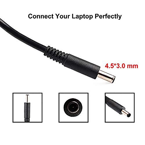 JUYOON 65W Charger Power Cord for Dell Inspiron 16 5625 5630 5635 15 3525 3521 3530 3535 14 5425 5430 5435 Vostro 3425 3525 3530 3535 5625 5630 5635 Latitude 3340 3440 3540 3330