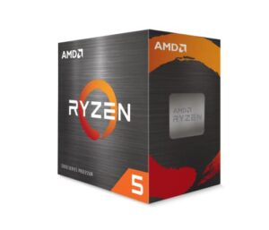 amd ryzen™ 5 5500 6-core, 12-thread unlocked desktop processor with wraith stealth cooler