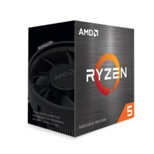 AMD Ryzen™ 5 5500 6-Core, 12-Thread Unlocked Desktop Processor with Wraith Stealth Cooler